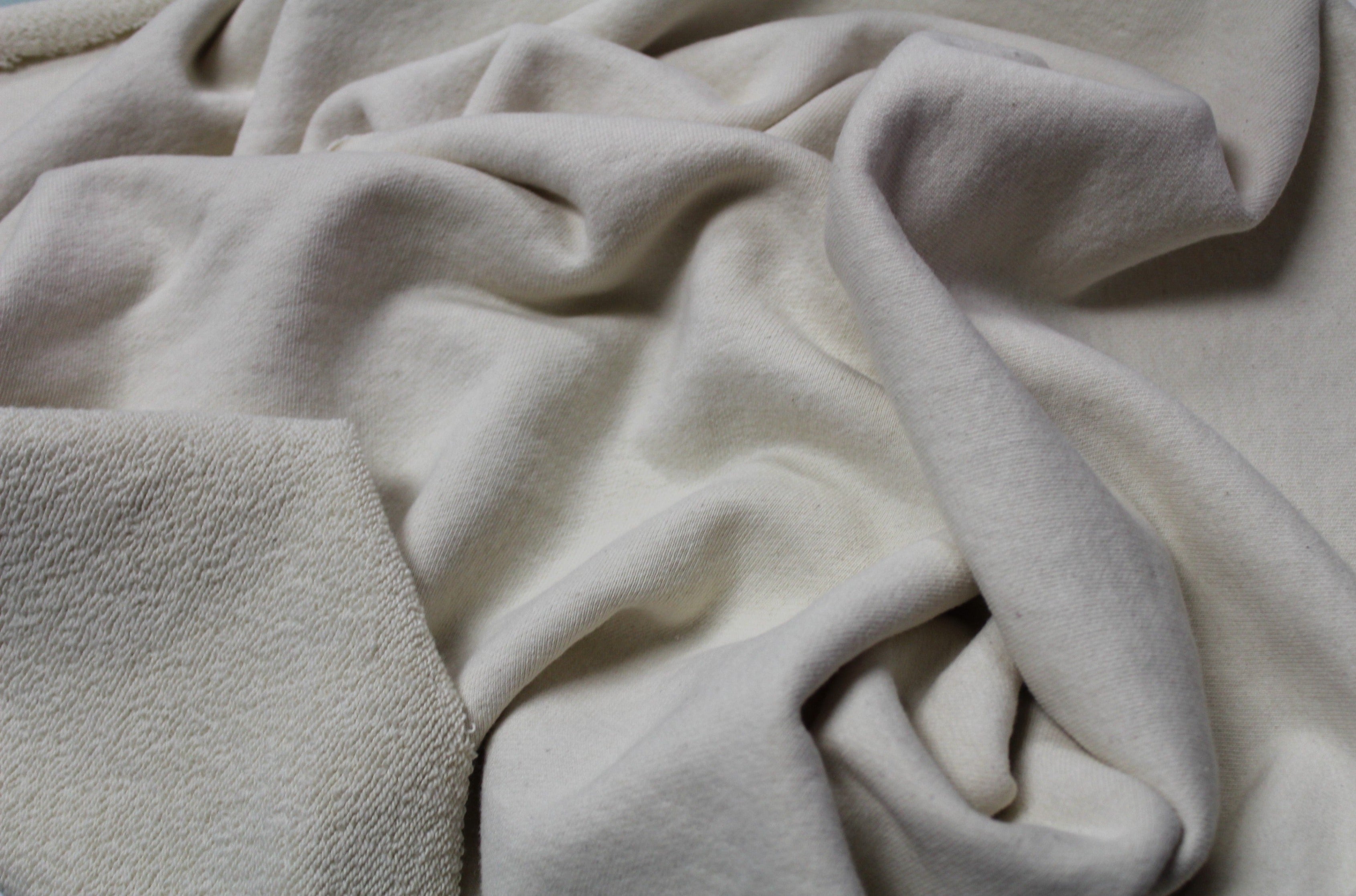 HEAVY 3 END FRENCH TERRY LAUNDERED COTTON 600 GSM – California Textile